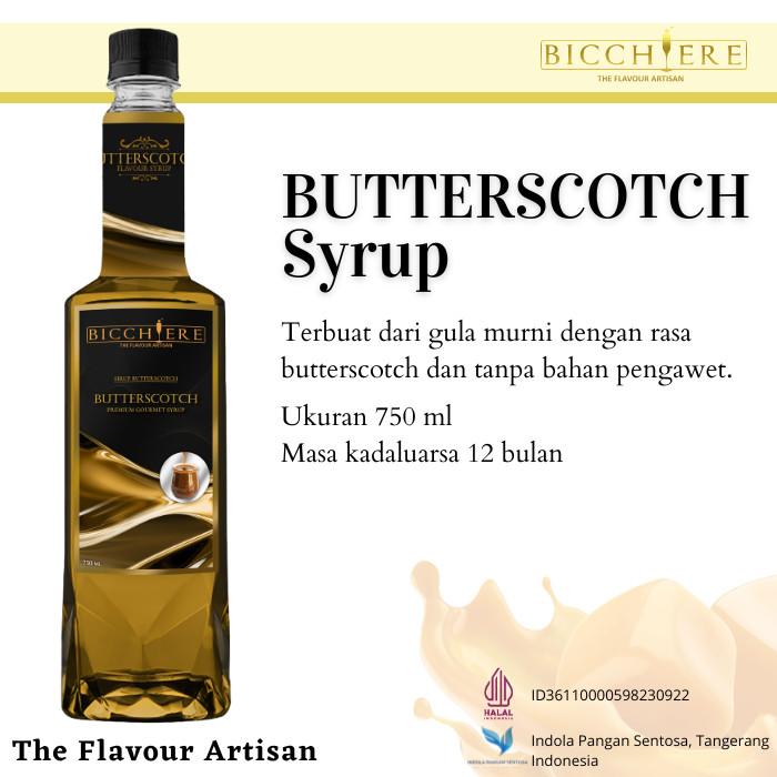 Promo Butterscotch Syrup Bicchiere 750 ml - Sirup Rasa Butterscotch ...