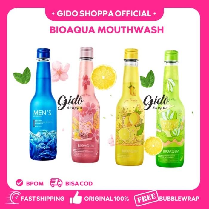 Jual GIDOSHOPPA [BPOM] BIOAQUA MOUTHWASH 330ML OBAT KUMUR PROBIOTIC ...