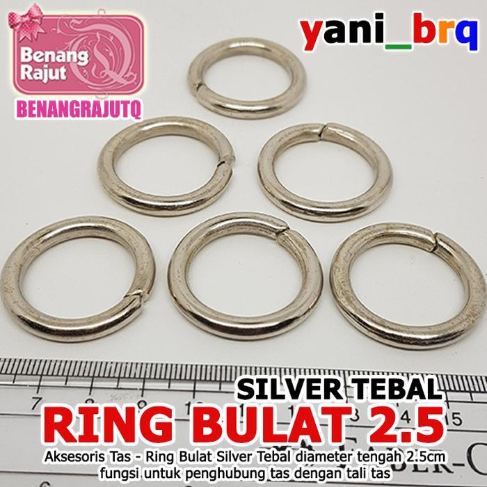 Jual Grosir Ring O Sier Tebal 2.5cm 3cm 4cm Aksoris Tas Per Buah - Kota ...