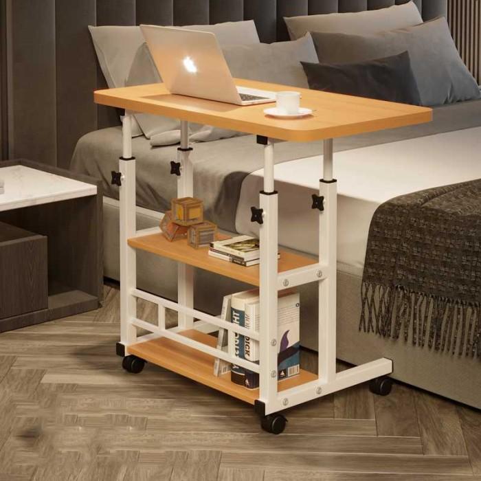 Promo Meja Kerja Komputer Meja Laptop Adjustable 2 Rak Double Layer ...