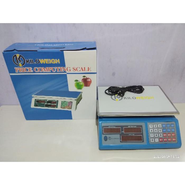 Jual timbangan digital kiloweigh 30kg timbangan buah sayur dan laundry ...