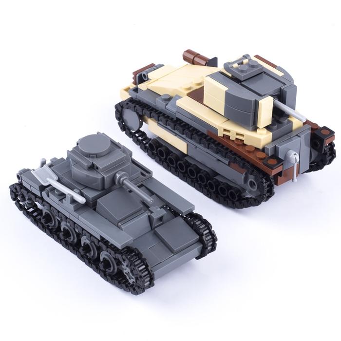 Jual Ww2 Japan Military Tank Building Blocks Soldier Figures - Kota ...
