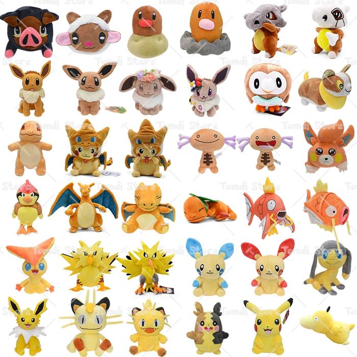 Jual Pokemon Plush Morpeko Charizard Charmander Cubone Jolteon - Kota ...