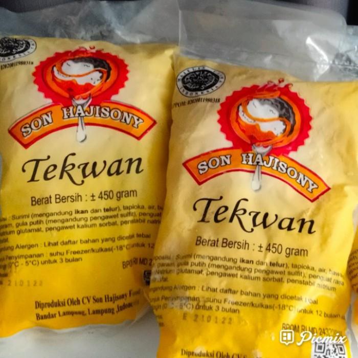 Jual Tekwan Super Plus Bumbu Haji Sony Asli Lampung 450gr - Tekwan ...