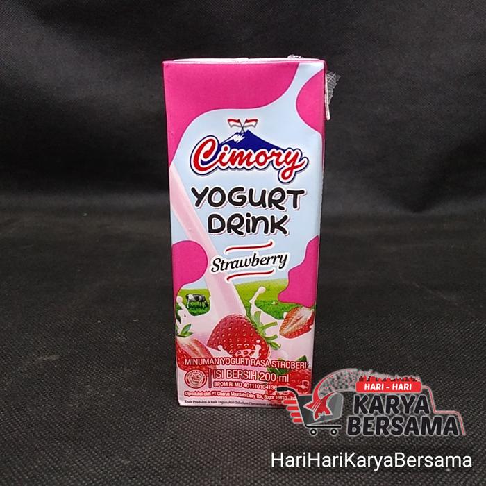 Jual CIMORY YOGURT DRINK STRAWBERRY 200ML - Kota Medan - HariHariKaryaBersama | Tokopedia