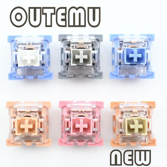 Jual FTP Outemu Switches Lubed Mechanical Keyboard Switch Silent Clic ...