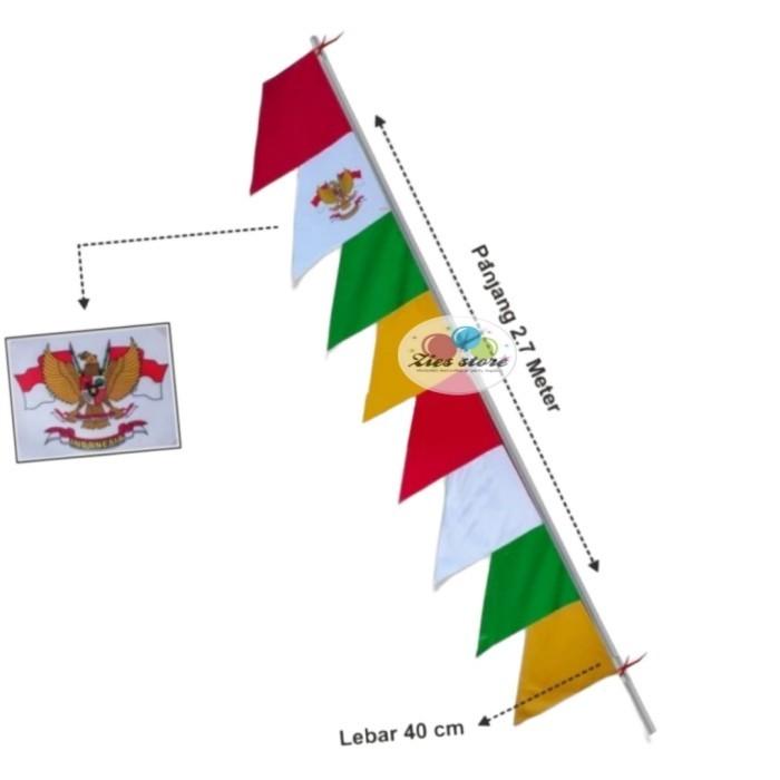 Jual Bendera Umbul Umbul Garuda / Bendera Merah Putih Zig Zag 17 Agustus - - Jakarta Barat ...
