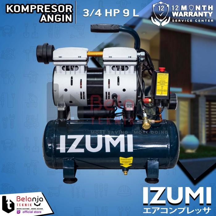 Jual Izumi 3/4 HP 9 Liter Oilless AIR COMPRESSOR KOMPRESOR ANGIN TANPA ...