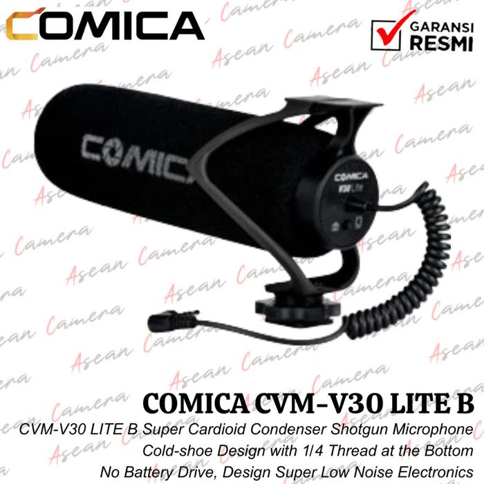 Jual Comica CVM-V30 LITE B Super Cardioid Condenser Shotgun Microphone ...