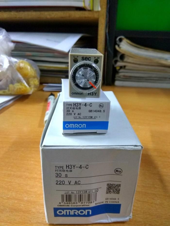 Jual Timer H3Y - 4 C 30 sec AC 220V Omron Original Best - Kota Surabaya ...