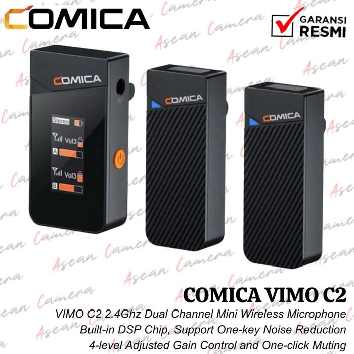Jual COMICA VIMO C2 - 2.4Ghz Dual Channel Mini Wireless Microphone ...