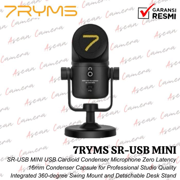 Jual 7RYMS SR-USB MINI USB Cardioid Condenser Mic Microphone Zero Latency - Jakarta Utara ...