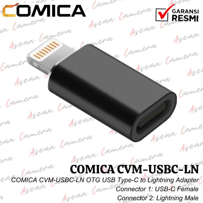 Jual COMICA CVM-USBC-LN OTG USB Type-C to Lightning Adapter - Jakarta ...
