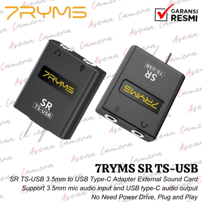Jual 7RYMS SR TS-USB 3.5mm to USB Type-C Adapter External Sound Card - Jakarta Utara - Asean ...