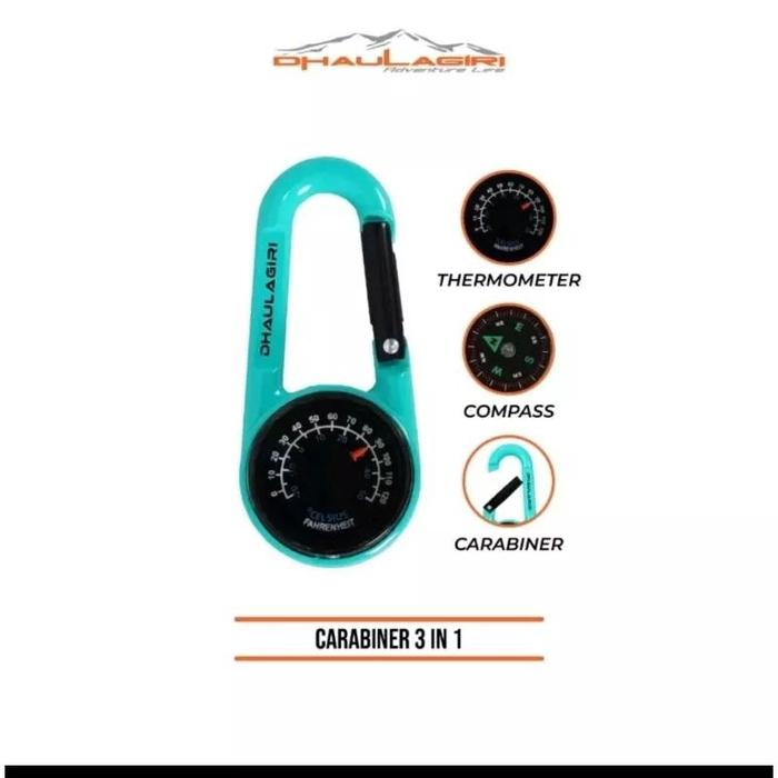 Jual Dhaulagiri Kompas Carabiner - Compass Penunjuk Arah Mata Angin ...