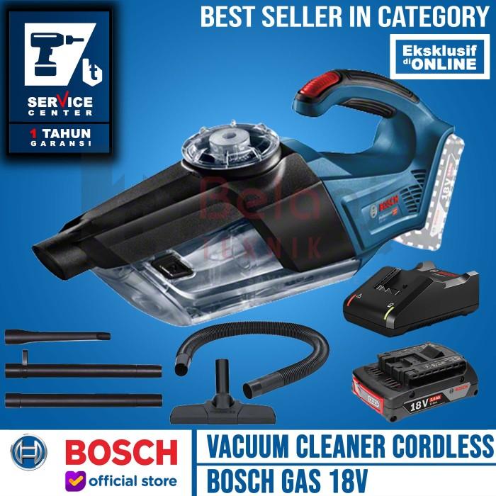 Jual Bosch Vacuum Cleaner Cordless Gas 18V-Li Sedot Debu Baterai 18 V ...