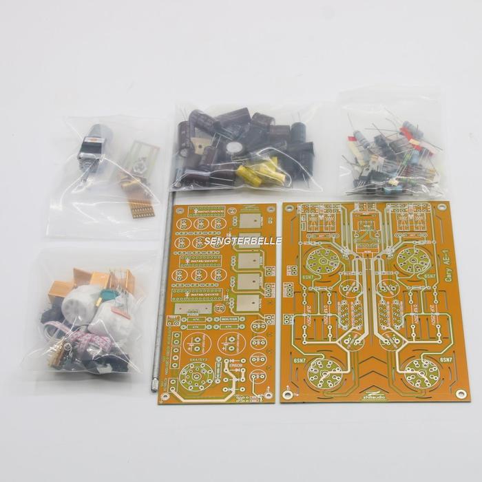 Jual Hifi 6Sn7 Tube Preamplifier Board Kit With 4 Ways Audio Input Base ...