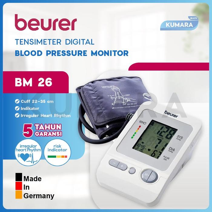 Jual BEURER - Upper Arm Blood Pressure Monitor BM 26 / Alat Ukur Tensi - Jakarta Barat - candy ...