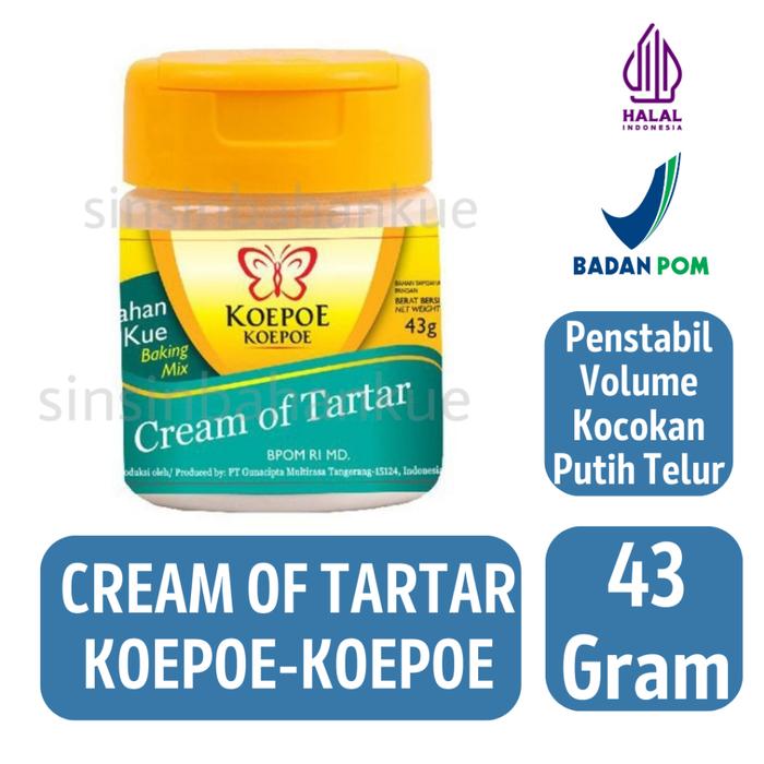 Jual Cream Of Tartar Koepoe-Koepoe [43 Gram] - Kota Malang - sinsin ...