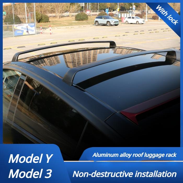 Jual Rak Atap 3 Model Y Untuk La Model Y Dudukan Bar Silang Aluminium ...