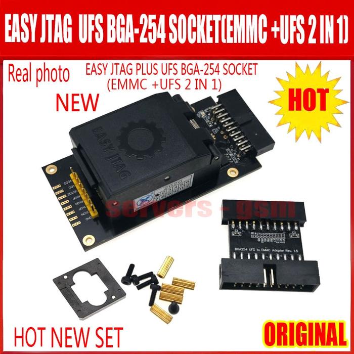 Jual 2022 Newest Original Easy-Jtag Plus Ufs Bga-254 Socket / Emmc 254 ...