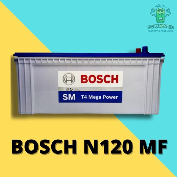 Jual Bosch Aki N120 MF Kering Genset Bis Forklift Kapal Excavator 120 ...