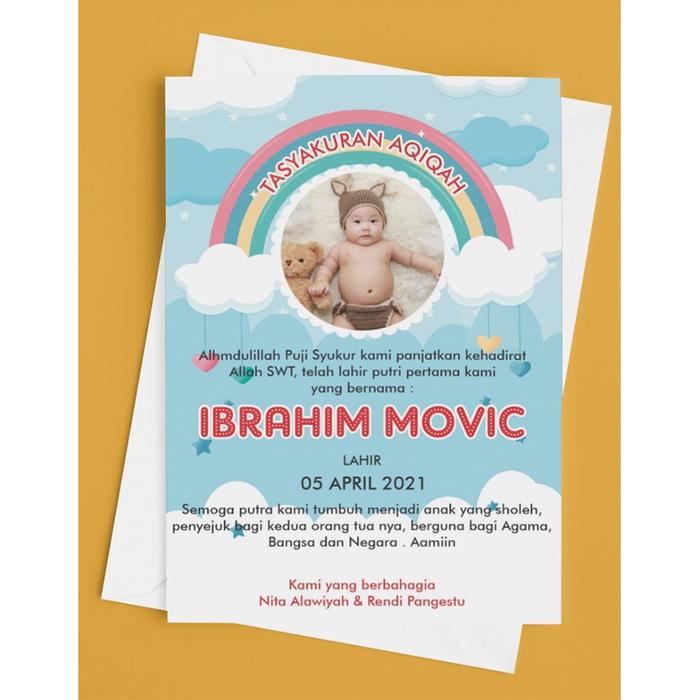 Jual Label Tasyakuran Aqiqah/Label Nasi Box Aqiqah/Sticker Label Aqiqah ...