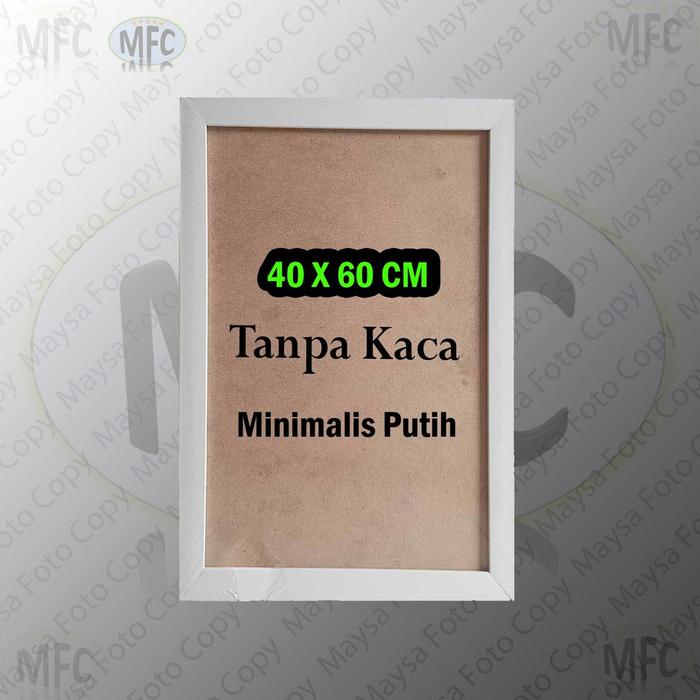Jual Bingkai foto Tanpa kaca 40x60 full 3 cm Minimalis Hitam dan Ukir ...