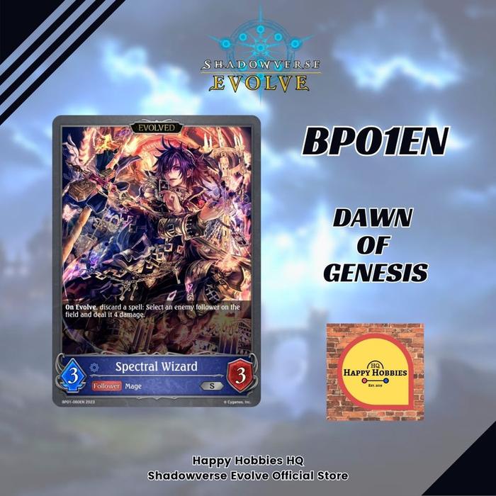 Promo Shadowverse Evolve BP01-060EN Spectral Wizard Evolved S - Kota Surabaya - Happy Hobbies HQ ...