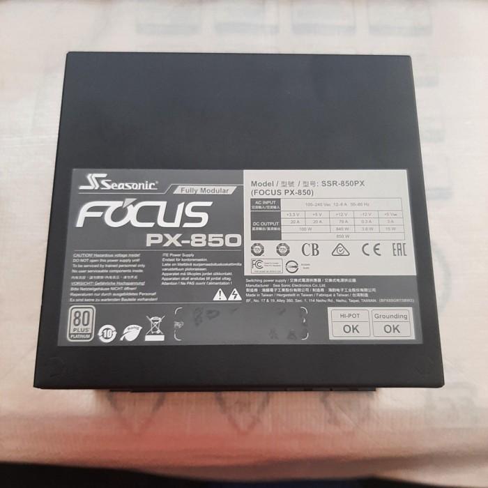 Jual Seasonic Focus PX-850 SSR-850PX 850W Watt 80+ Platinum Full ...