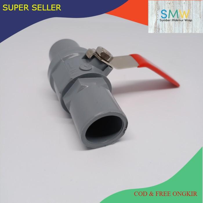 Jual Ball Valve 1/2 Inch Gagang Besi l Stop Kran Keran Pvc Handle Besi - Kota Bandung ...