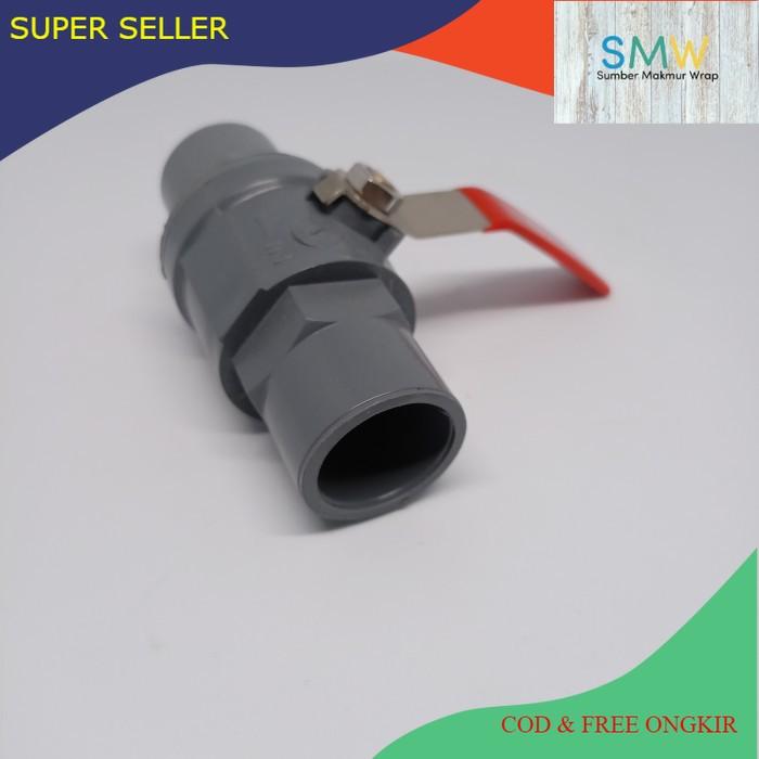 Jual Ball Valve 1 Inchi Gagang Besi l Stop Kran Keran Pvc Handle Besi - Kota Bandung ...