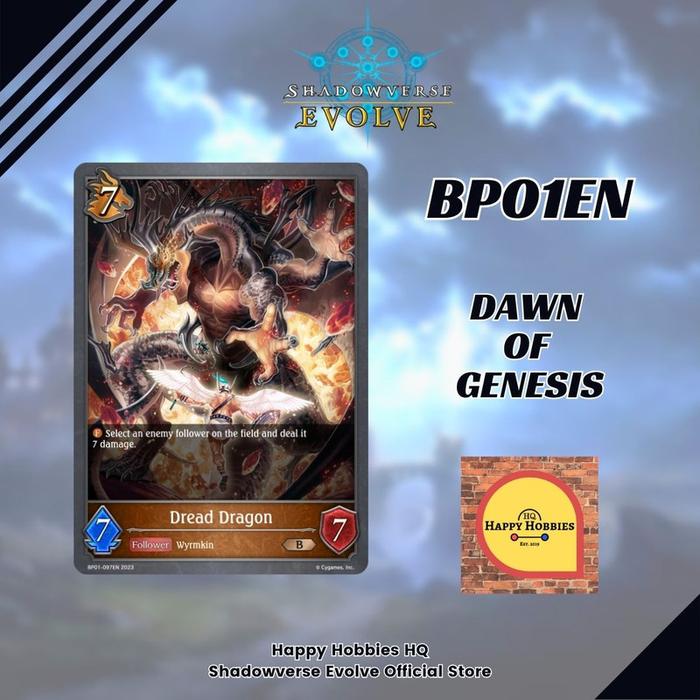 Jual Shadowverse Evolve BP01-097EN Dread Dragon B - Kota Surabaya - Happy Hobbies HQ SUB | Tokopedia