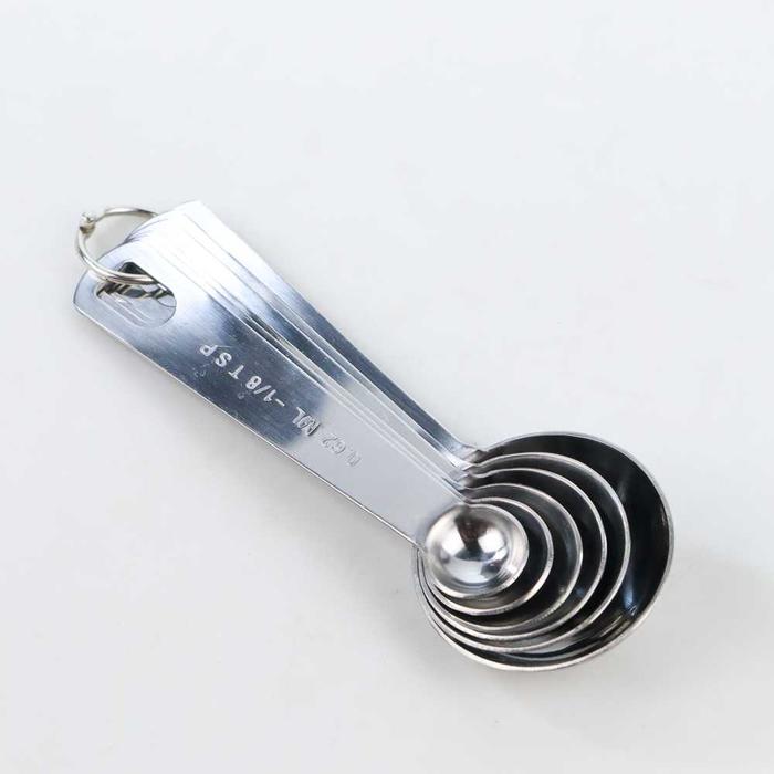 Jual Sendok Takar Set Stainless Steel Ukur Sendok Garam Merica Teh 6 ...
