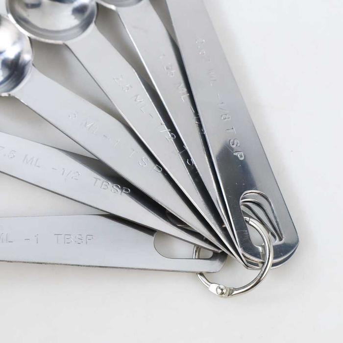 Jual Sendok Takar Set Stainless Steel Ukur Sendok Garam Merica Teh 6 ...