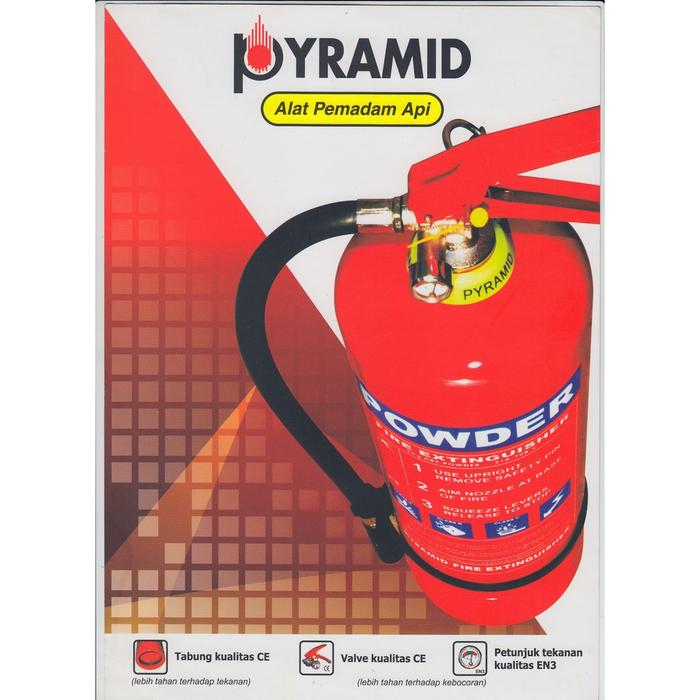 Jual ALAT PEMADAM KEBAKARAN PYRAMID 2 KG / APAR / TABUNG PEMADAM API ...