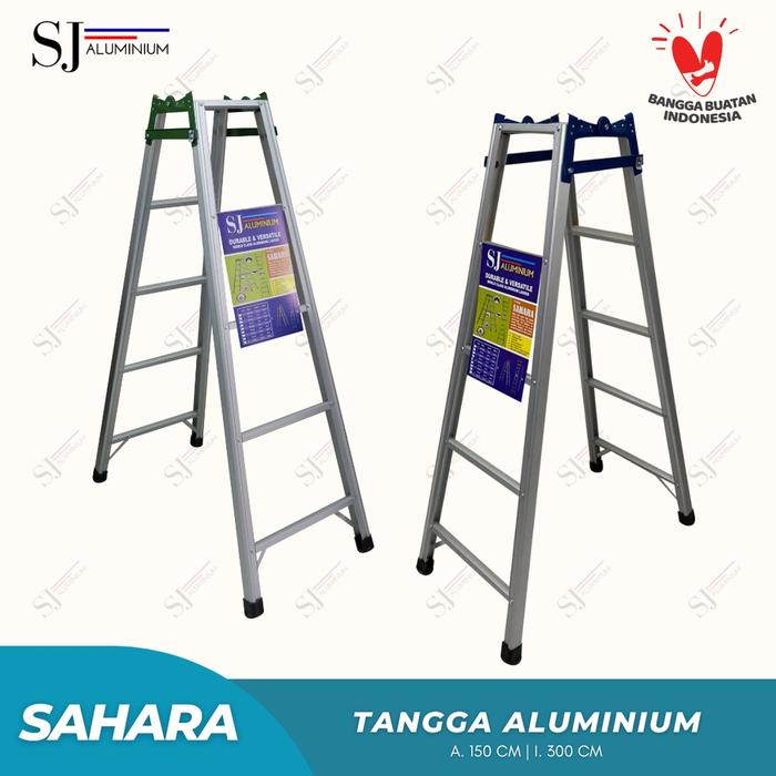 Jual Tangga Lipat Aluminium Ladder Multifungsi - Sahara Ukuran 15 Meter ...