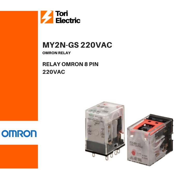 Jual Omron Relay MY2N-GS-220VAC MY4N GS 220V 100% Ori (**) - Kota ...
