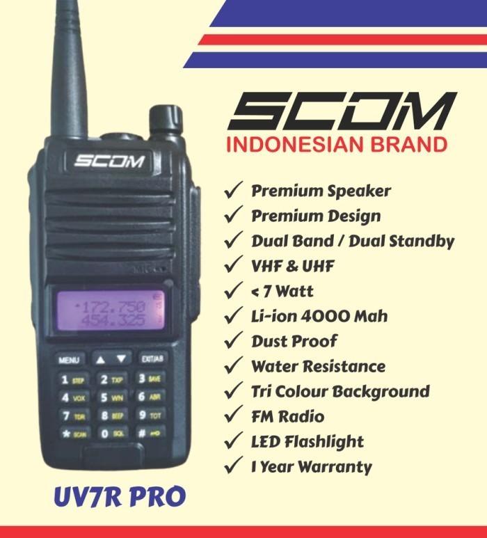 Jual HT SCOM UV7R UV-7R PRO PREMIUM Dualband WALKIE TALKIE SCOM UV7R UV-7R - Jakarta Barat ...