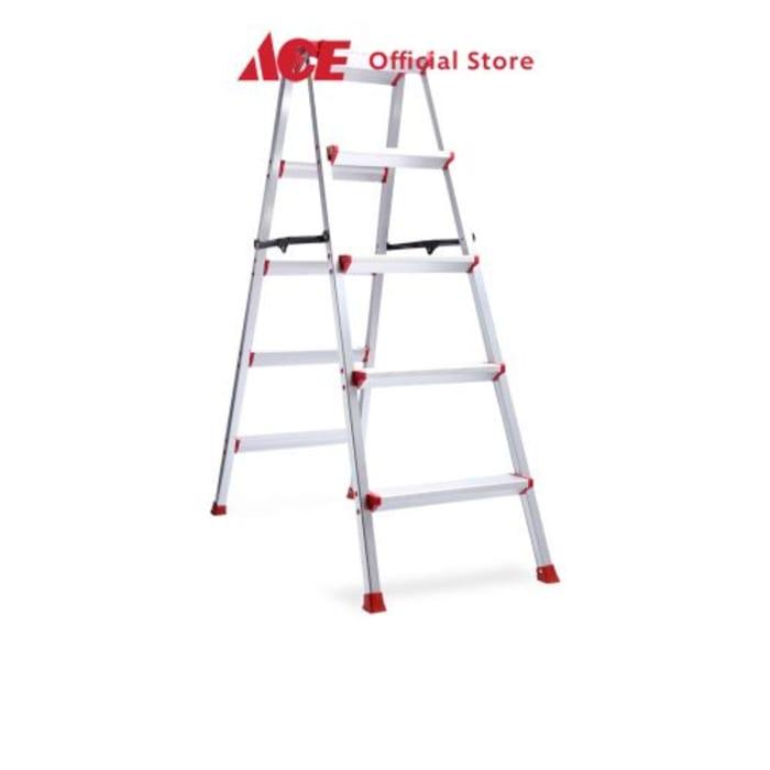 Jual Ace Krisbow Tangga Lipat Aluminium 5 Step Merah - Jakarta Barat ...