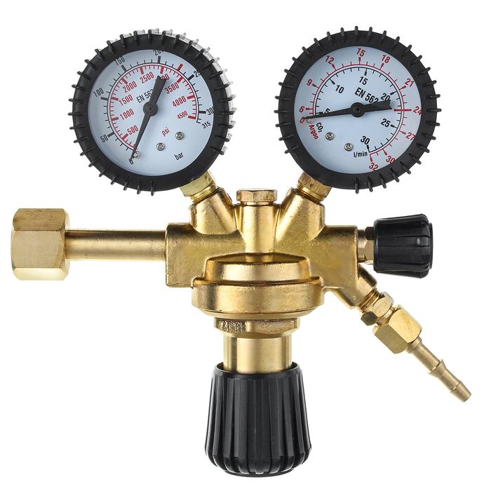 Jual NT CO2 Argon Gauge Pressure 2 Gauge Regulator 200 BAR Reducer For ...