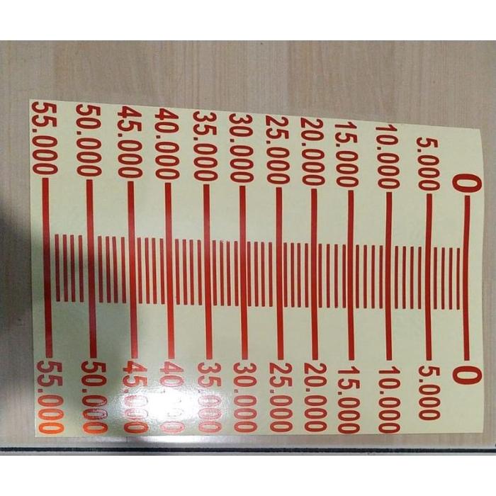Jual STIKER PERTAMINI MANUAL ENGKOL STICKER ANGKA LITER POM MINI MANUAL ...
