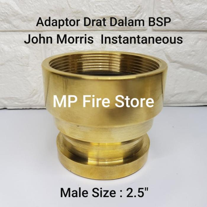 Jual Adaptor Pemadam Drat Dalam BSP 2.5 in Instantaneous John Morris Male - Kota Denpasar ...