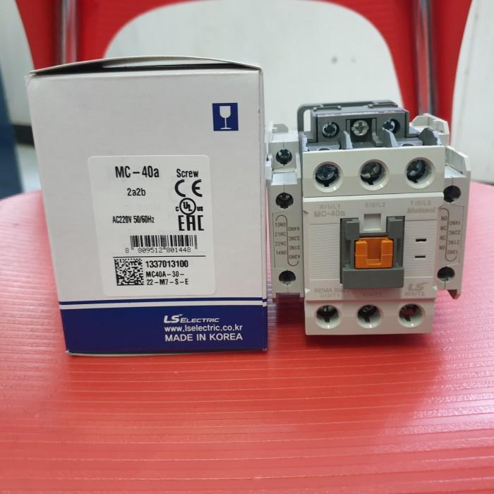 Jual Magnetic Contactor LS , 40 Ampere, MC-40a coil 220VAC Best ...