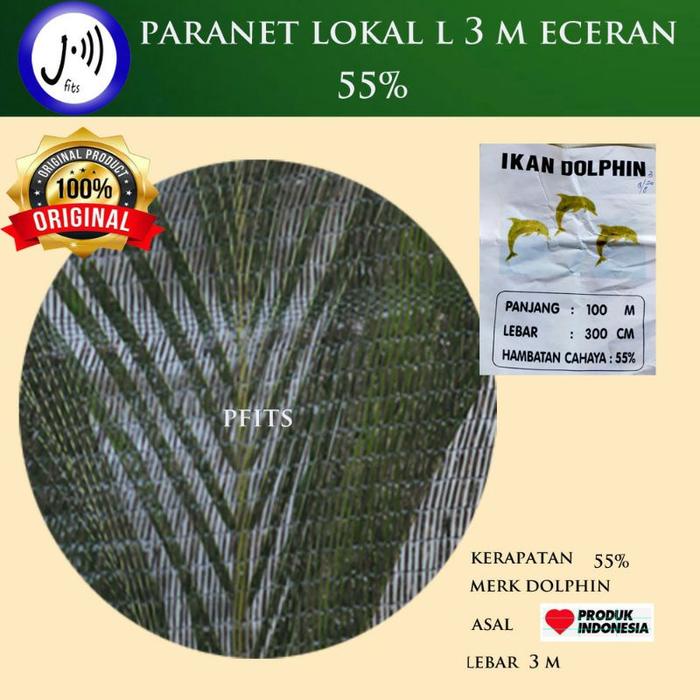 Jual Paranet 55 Eceran Shading net Agronet jaring tanaman 55 Eceran ...