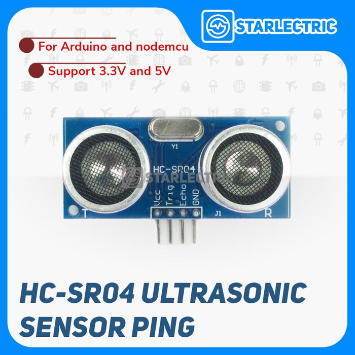 Jual HC-SR04 Sensor Ultrasonic Ping Module Sensor Ultrasonik HCSR04 ...