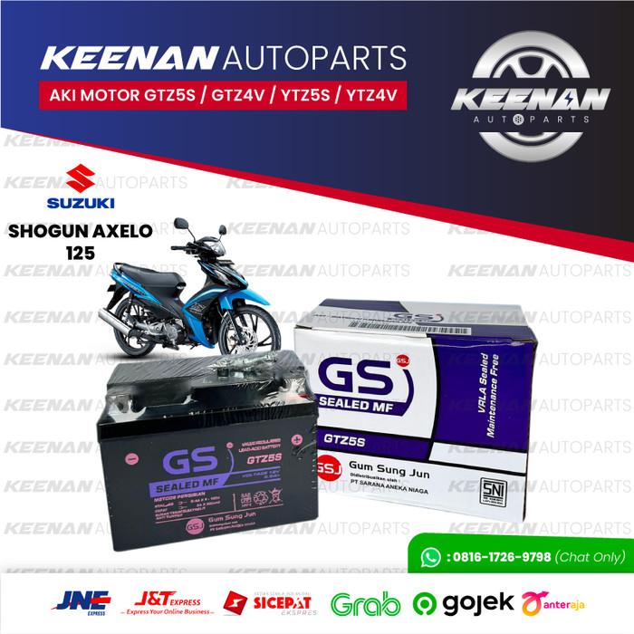 Jual Aki Motor Suzuki Shogun Axelo 125 R GTZ5S GS J Accu Kering MF ...