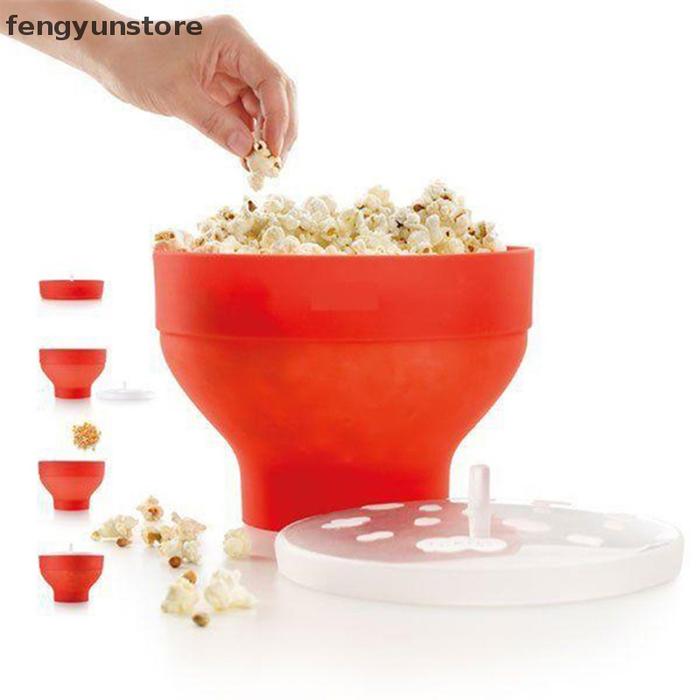 Jual Fys Mangkok Popcorn Dengan Tutup Microwave Popcorn Bucket Pembuat ...