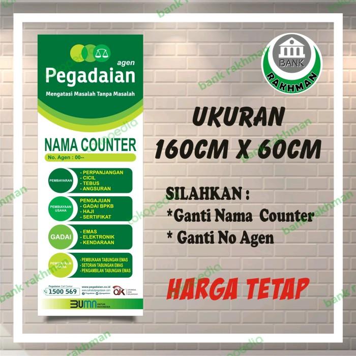 Jual SPANDUK BANNER PEGADAIAN UKURAN 160CM X 60CM - Korcin - Jakarta ...