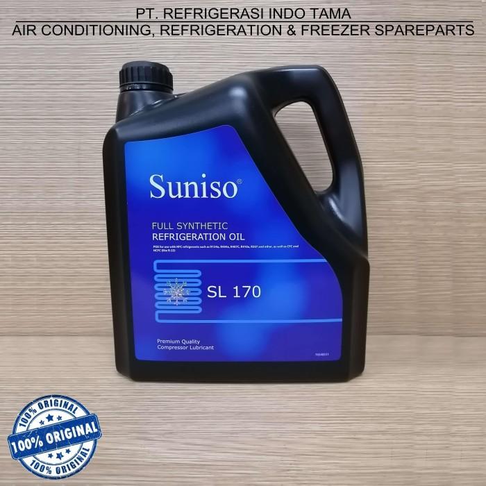 Jual OIL COMPRESSOR SUNISO SL 170 4L - OLI SL170 Best - Kota Bandung - SINAR MACHINDO | Tokopedia